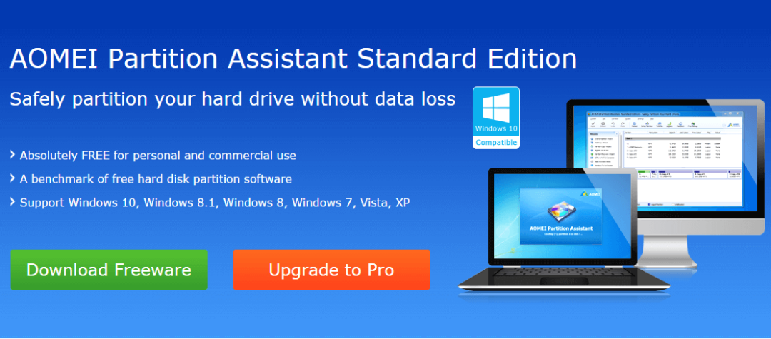 [Test] AOMEI Partition Assistant : utilitaire de disque - Mistergeek